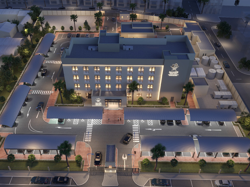 Rephrase the same Ashghal begins construction of advanced animal and ...