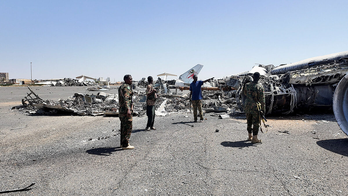 Rephrase the same Civil war wreaks havoc on Sudan's infrastructure in a ...