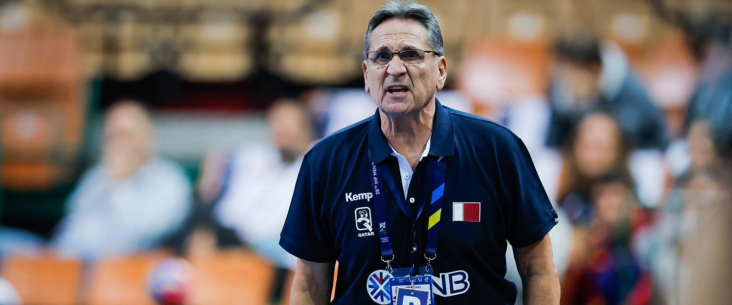 Rephrase the same Qatar's most successful handball coach Valero Rivera ...